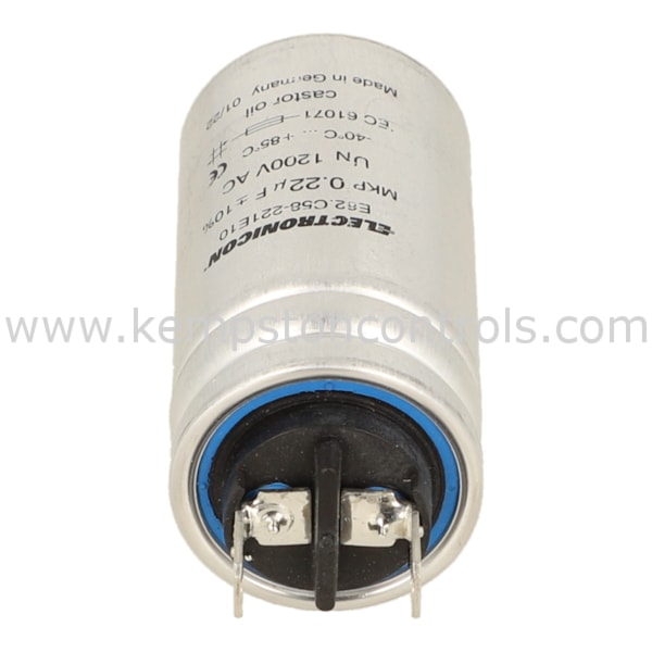 Electronicon E62.C58-221E10 ELECTRONICON MKP-1 AC/DC CAPACITOR, 0.22UF ...