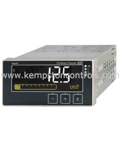 Endress + Hauser RIA45-1035/0 E+H PANEL METER, WITH CONTROL UNIT, NON ...