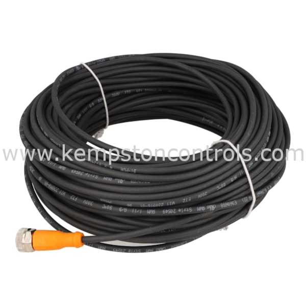 IFM EVC348 IFM CONNECTOR CABLE, 250VAC/300VDC, 4A, 35M 4-WIRE PUR CABLE ...