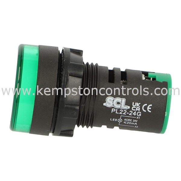 Panel Essentials PL22-24G SCL 22MM LED INDICATOR 24ACDC GREEN ...