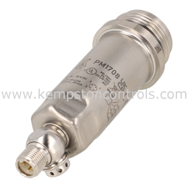 IFM PM1708 IFM ELECTRIC PRESSURE SENSOR, M12 CONNECTOR, STAINLESS STEEL ...