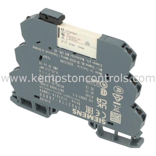 Siemens 3RQ3118-2AB00 SIEMENS OUTPUT COUPLER WITH PLUG-IN RELAY, 1 ...