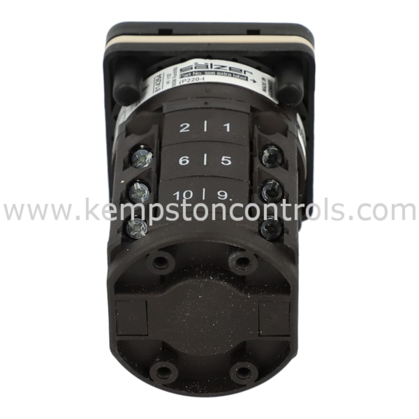 Salzer P220-61099-003M1 SALZER CAM SWITCH, 20A, 3 POLE, M-HANDLE SILVER ...