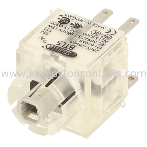 Schlegel BTL5 SCHLEGEL ILLUMINATED CONTACT BLOCK, MOMENTARY, 1NC/1NO ...