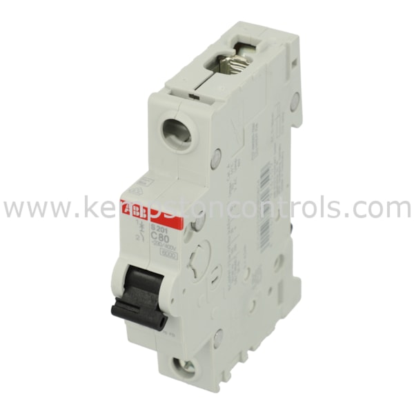 ABB 2CDS251001R0804 ABB MINIATURE CIRCUIT BREAKER, 80A, SINGLE POLE, 6KA, TYPE C | Kempston Controls