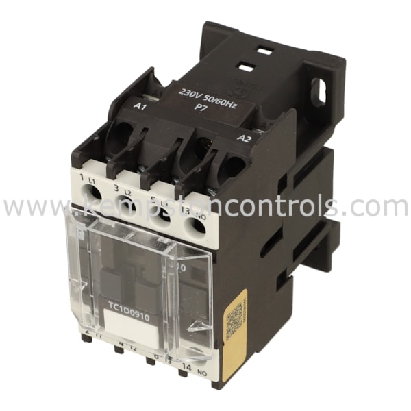 Europa Components TC1-D0910P7 EUROPA COMPONENTS CONTACTOR, 4KW, 9A ...