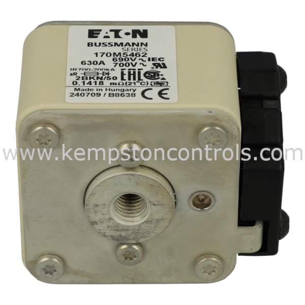 Bussmann 170M5462 BUSSMANN HIGH SPEED SQUARE BODY FUSE, 630A 690V 2BKN ...