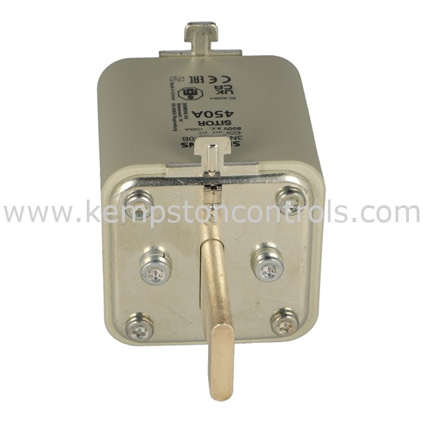 Siemens 3NE4333-0B SIEMENS FUSE 450A800V, SITOR FUSE LINK, WITH SLOTTED ...