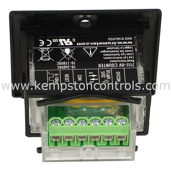 Trumeter 7111HV TRUMETER 8 DIGIT LCD SELF POWERED COUNTER, OPTIONAL 5V ...