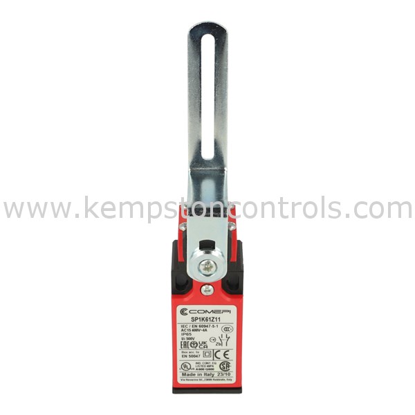 Comepi SP1K61Z11 COMEPI SAFETY LIMIT SWITCH, HINGE MOUNT, STEEL ROLLER, 1NO+1NC SNAP ACTION ...