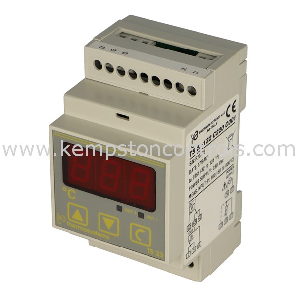 Thermosystems TS23-132-C-230 THERMOSYSTEMS DIN-RAIL MOUNTING DIGITAL ...
