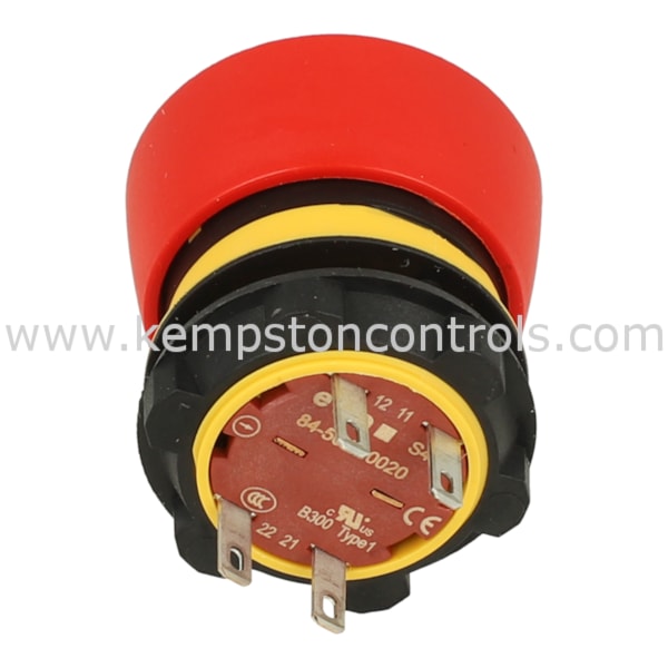 EAO 84-5040.0020 EAO EMERGENCY-STOP SWITCH, 22.5MM, MUSHROOM, PLASTIC ...