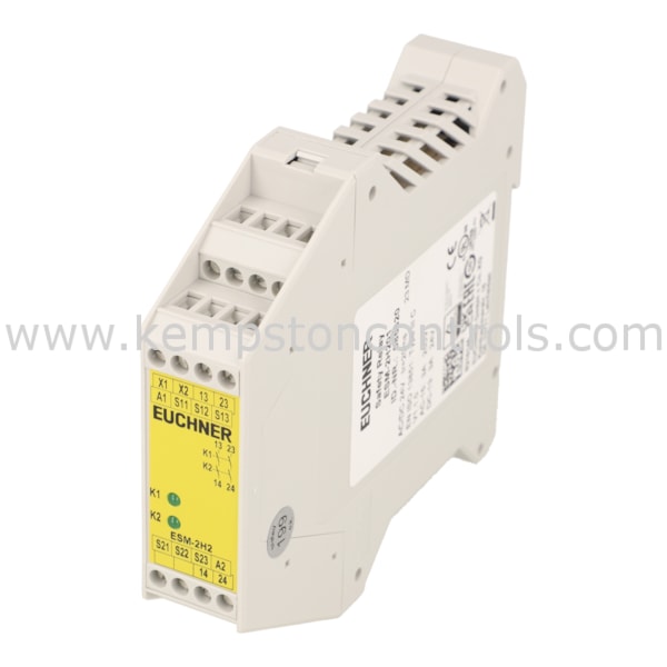 Euchner ESM-2H201 EUCHNER SAFETY RELAY, TWO HAND CONTROL, 24V AC/DC ...