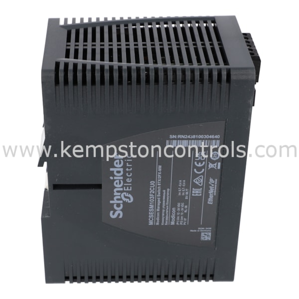 Schneider MCSESM103F2CU0 SCHNEIDER MODICON MANAGED SWITCH, 8 PORTS FOR ...