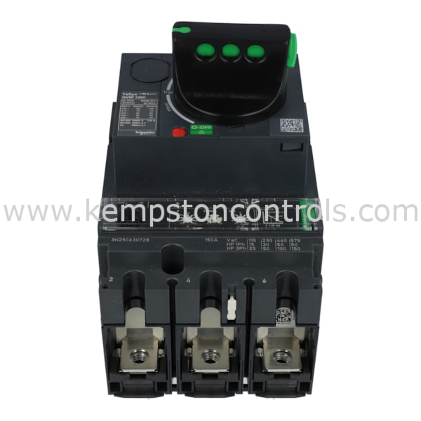 Schneider GV5P150H SCHNEIDER MOTOR CIRCUIT BREAKER, TESYS GV5, 3 POLE ...