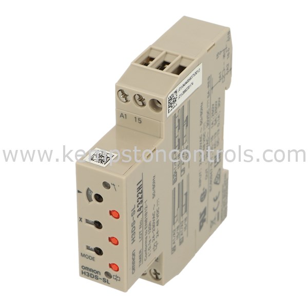 Omron H3DS-SL AC/DC OMRON TIMER, 24-230VAC/24-48VDC, ON/FLICKER-ON/INTERVAL/ONE-SHOT-DELAY, 0.1S ...