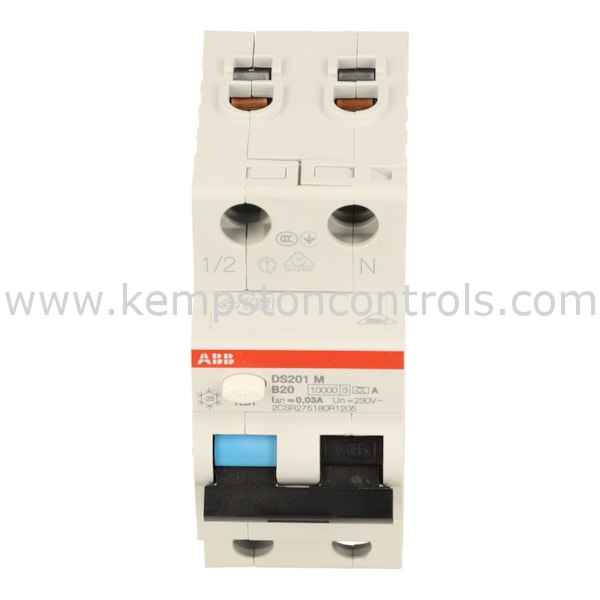 ABB 2CSR275180R1205 ABB RCBO, 20A, 230/240VAC, 10KA, 1+N, A TYPE, B ...
