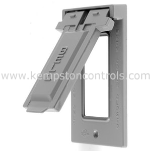 Hubbell RW51040 HUBBELL WP COVER, 1G VERT, 1) RECT OPG, GRAY | Kempston ...