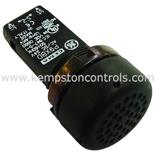 GE P9XBD BUZZER, 24V, AC/DC, BLACK, 3-9MA, 2KHZ, BITONAL SOUND ...