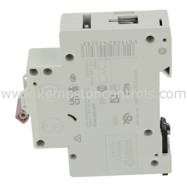 Eaton PLS6-B32-MW MOELLER MCB 32A 1 POLE B CURVE 6KA | Kempston Controls