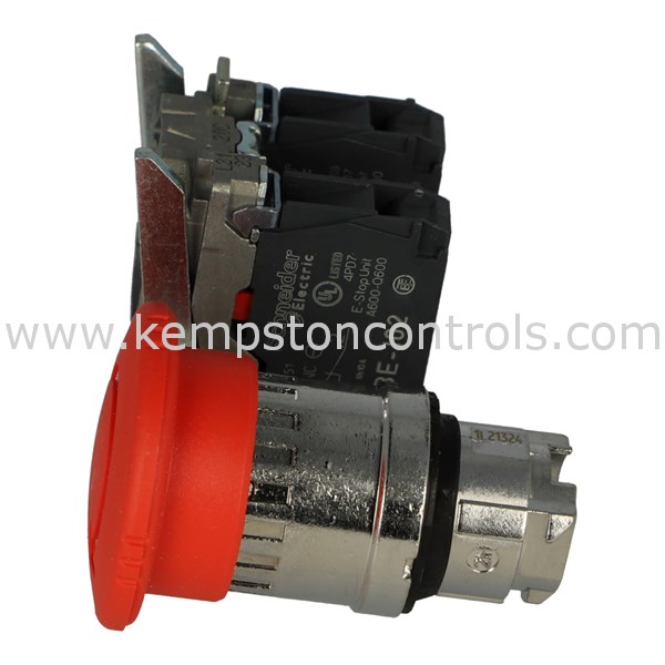 Schneider XB4BS8444 SCHNEIDER EMERGENCY STOP, SWITCHING OFF, PLASTIC ...