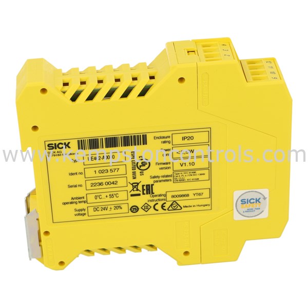 Sick UE402 SICK SAFETY RELAY, 24V DC SUPPLY VOLTAGE, OPERATING MODE ...