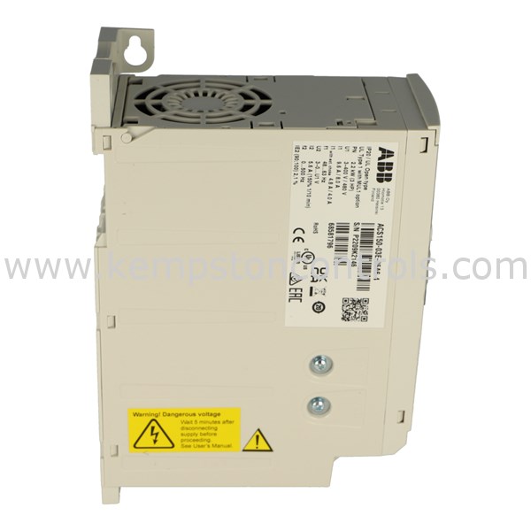ABB Drives ACS150-03E-05A6-4 ABB DRIVES 400V, 3 PHASE UNITS, 2.2KW, 5.6A, R1 FRAME SIZE ...