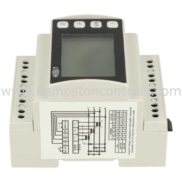 Hobut M880-DMF-RS-PO HOBUT MULTIPOWER LCD DISPLAY AC METER, DIN RAIL ...