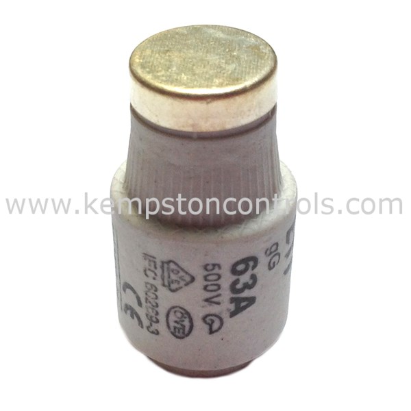 ETI DIII/63A/GL DIII (E33) 63A GL BOTTLE FUSE 500V | Kempston Controls