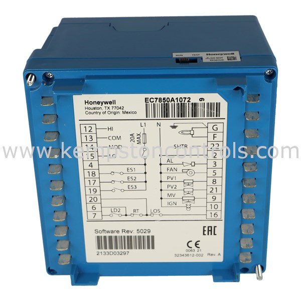 Honeywell ICT EC7850A1072 HONEYWELL PROGRAMMING CONTROL, 220-240VAC, 50 ...