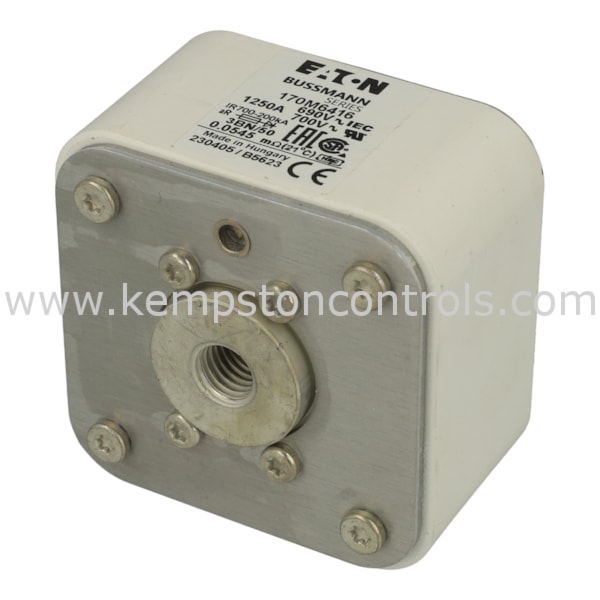 Bussmann 170M6416 BUSSMANN HIGH SPEED SQUARE BODY FUSE 1250A 660V 3B/50 ...