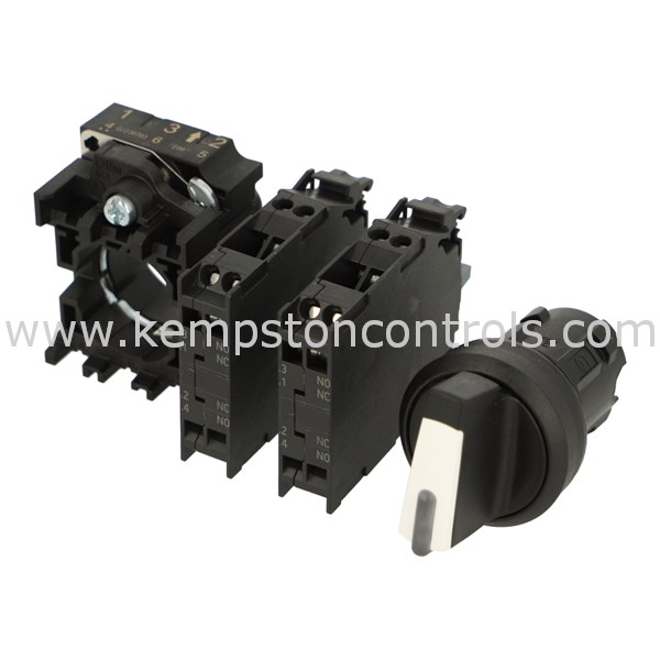 Siemens 3SU1100-2BM60-3LA0 SIEMENS SELECTOR SWITCH, ILLUMINABLE, 22MM, PLASTIC, WHITE, SHORT ...