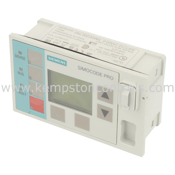 Siemens 3UF7210-1AA00-0 SIEMENS OPERATOR PANEL WITH DISPLAY FOR ...
