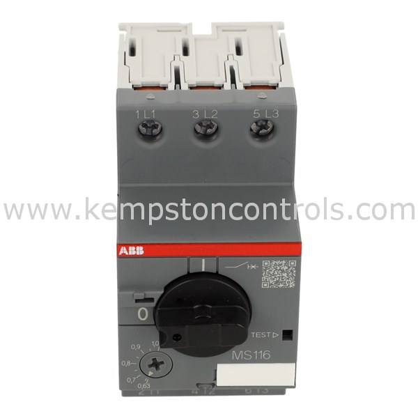 ABB 1SAM250000R1005 ABB MANUAL MOTOR STARTER, 0.63-1.0A | Kempston Controls