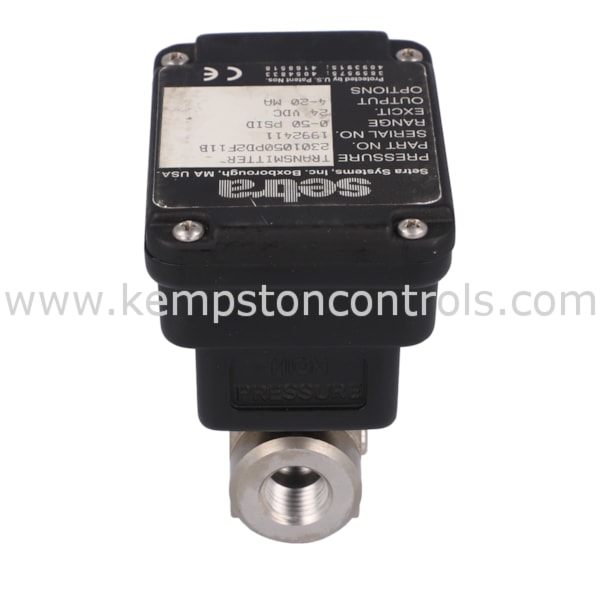 GEMS 2301050PD2F11B SETRA WET/WET DIFF'TIAL, ONEWAY PRESSURE ...