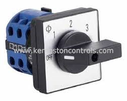 Kraus and Naimer CA10 A241-620 E KRAUS AND NAIMER SELECTOR SWITCH, 20A, 3 POSITION, 1POLE, OFF-1 ...