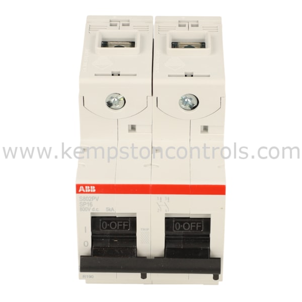 ABB 2CCF019599R0001 ABB HIGH PERFORMANCE MCB, 2-POLE, 16A, 5KA ...