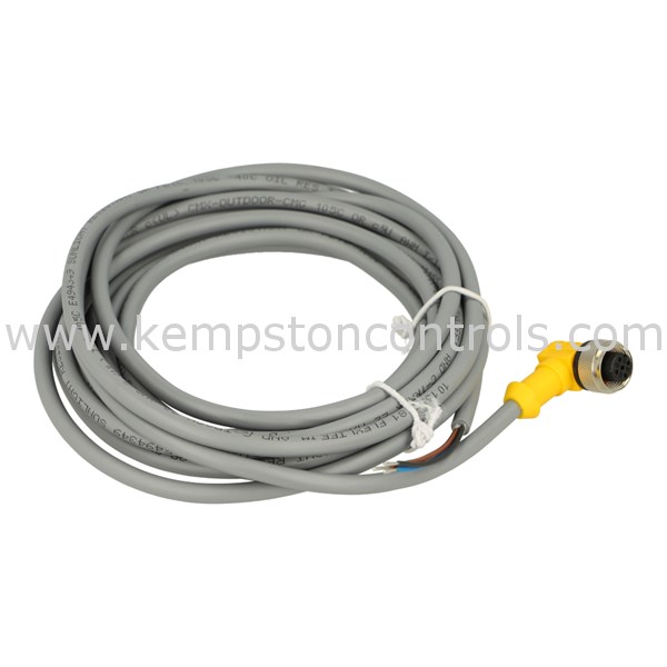 Turck Banner WK4T-4 TURCK CONNECTOR CABLE, 90 DEGREE, 4-POLE M12 FEMALE ...