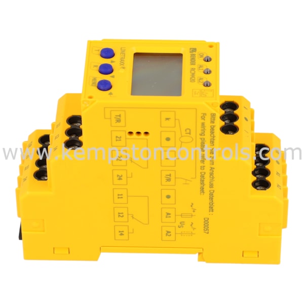 BENDER B94014002 BENDER RESIDUAL CURRENT MONITOR, 700-300VAC/DC, 40 ...