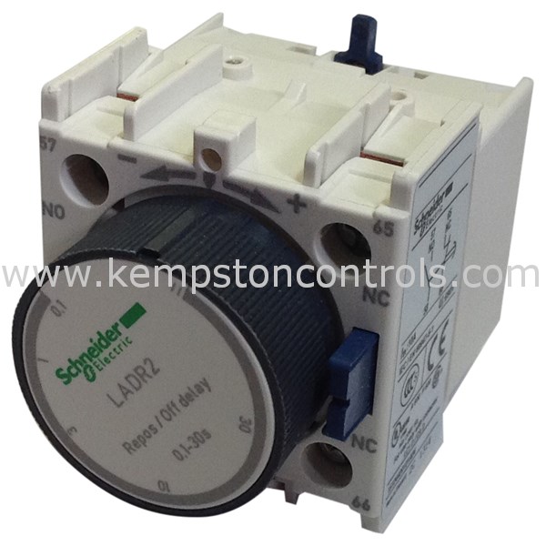 Schneider LADR2 SCHNEIDER TIME DELAY AUX CONTACT BLOCK OFF-DELAY 0.1 ...
