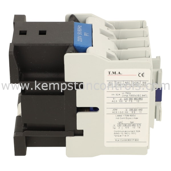 TMA TMA18-10-P7 TMA CONTACTOR 230V | Kempston Controls