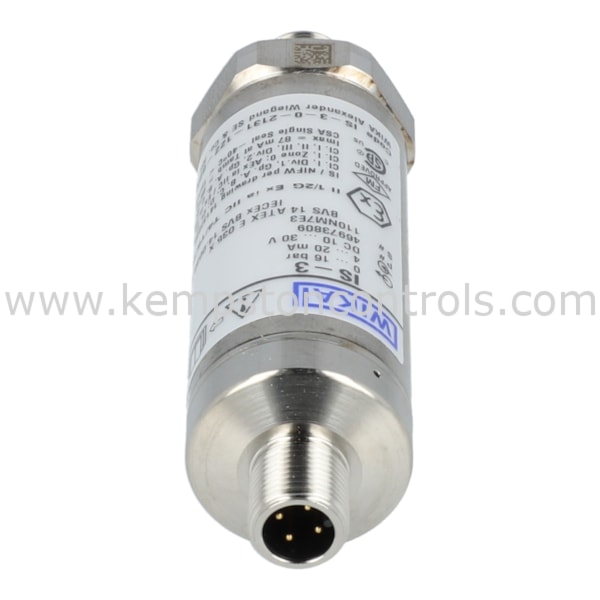 WIKA 46973809 WIKA IS-3 PRESSURE TRANSMITTER, 0-16 BAR, 4-20MA, 2-WIRE ...