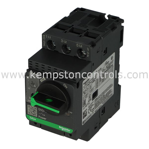 Schneider GV2P32 SCHNEIDER CIRCUIT BREAKER, MOTOR PROTECTIVE 24-32A ...