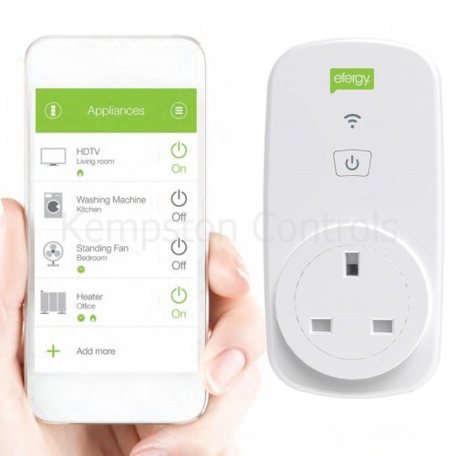 Efergy EGO-UK EFERGY EGO SMART WI-FI SOCKET | Kempston Controls