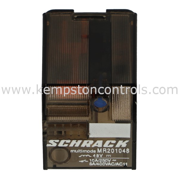 Schrack MR201048 SCHRACK RELAY, 2 POLE PLUG-IN, 8-PIN, 10A, MECH ...