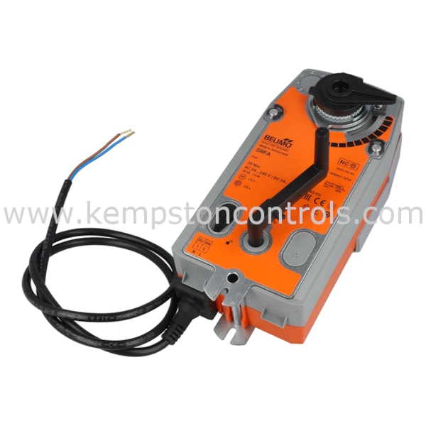 Belimo SRFA BELIMO ROTARY ACTUATOR FAIL-SAFE, NC, 20NM, 24-240VAC/1-2V4DC, OPEN/CLOSE, 75S, IP54 ...