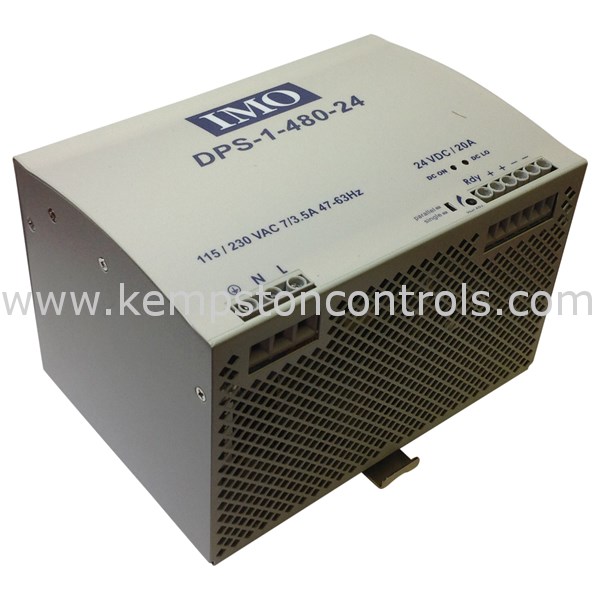 IMO DPS-1-480-24DC POWER SUPPLY 90-265V AC INPUT 24V DC OUTPUT 480 WATTS 20A | Kempston Controls