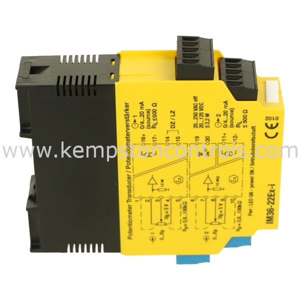 Turck Banner IM36-22EX-I TURCK BANNER POTENTIOMETER AMPLIFIER, 2 ...