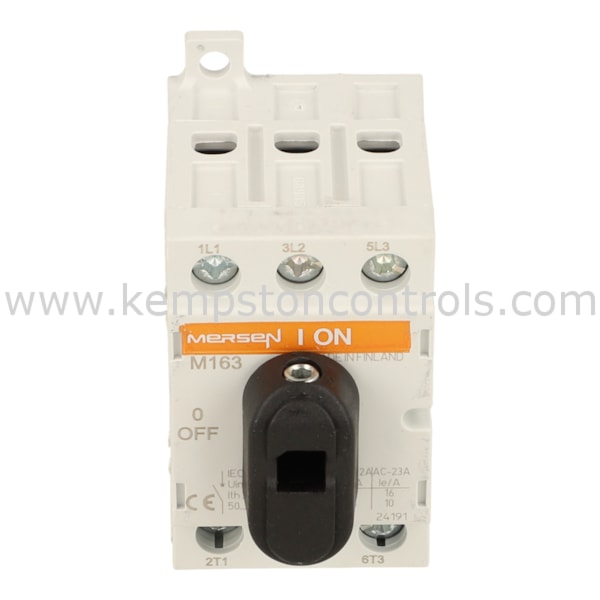 Mersen M163 MERSEN UL508 SWITCH, 600 VAC NON-FUSED, 16A, 3-POLE, DIRECT ...