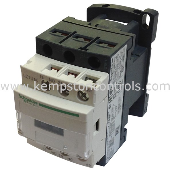 Schneider LC1D18B7 SCHNEIDER CONTACTOR 7.5KW 18A AC-3 3P + 1N/O & 1N/C ...